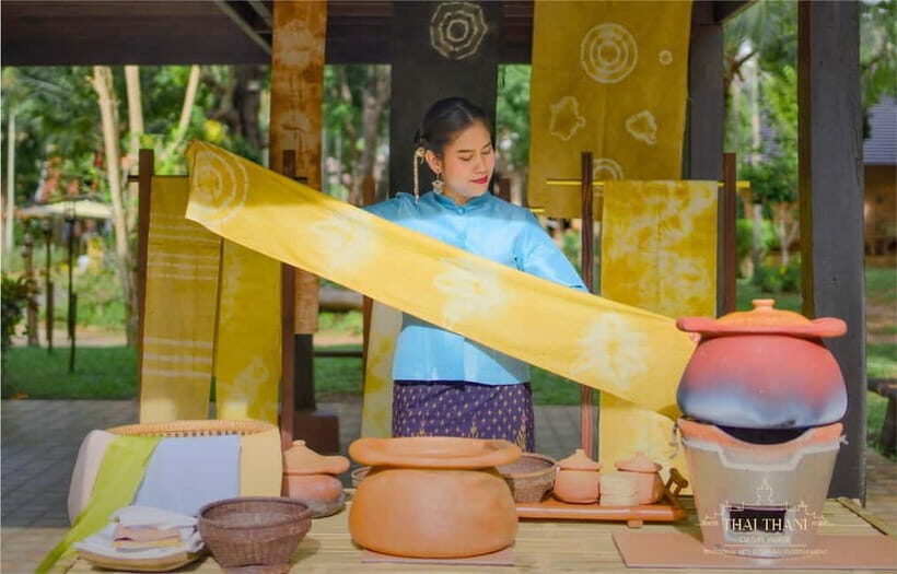 Thai Thani Cultural Village: Eco Tie-Dye Printing Workshop - An Introduction to the Thai Thani Eco Tie-Dye Workshop
