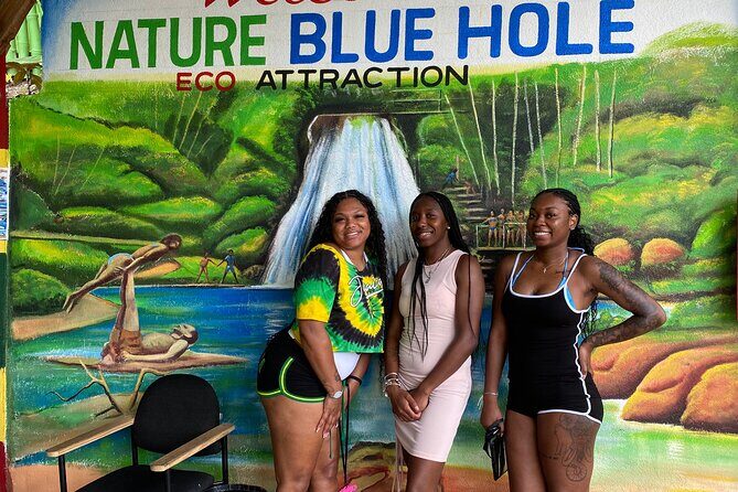 The Blue Hole Falls and Bamboo Rafting Tour from Montego Bay - Key Points