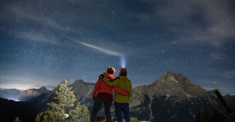 The Dolomites at night with snowshoes - Key Points