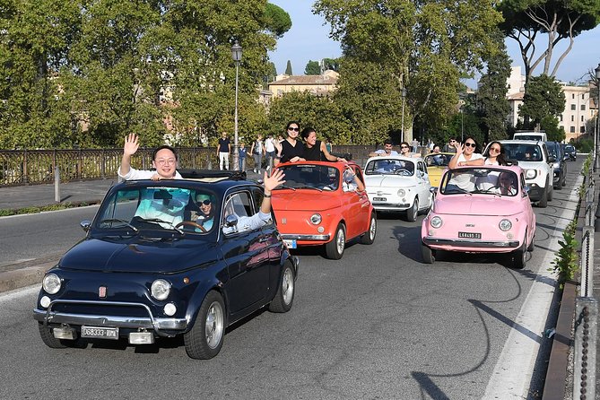 The ORIGINAL Fiat 500 3hour Chauffeured Tour - Iconic Sights on the Tour