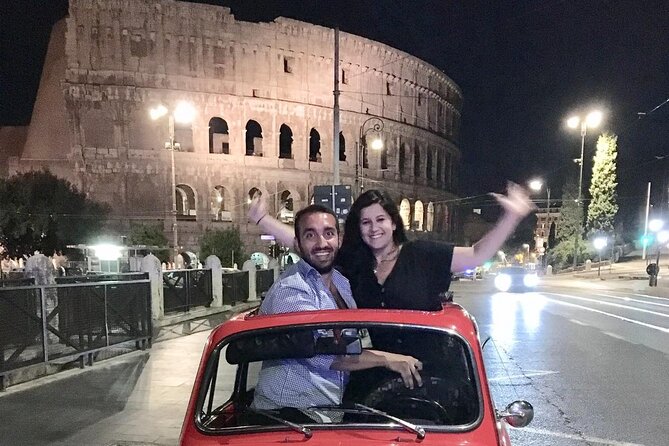 The ORIGINAL Fiat 500 Night Tour of Rome - Personalized Attention and Amenities