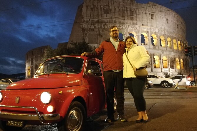 The ORIGINAL Fiat 500 Night Tour of Rome - Meeting Point and Transportation