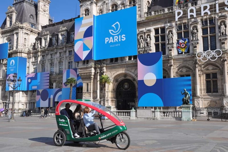 The Tout Paris Private Rickshaw bike Tour with Audio Guide - Key Points