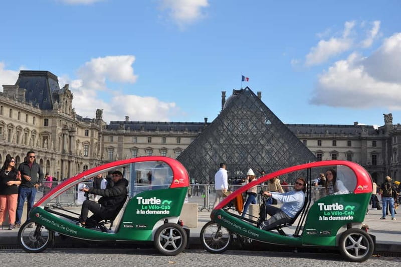 The Tout Paris Private Rickshaw bike Tour with Audio Guide - FAQ