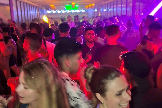 Theatron Party-Tour, 20 Clubs, Map, Cocktail, Bottle, After-Party - Health and Accessibility Information