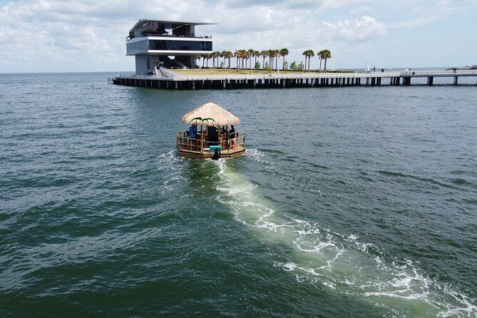 Tiki Boat - St. Pete Pier - The Only Authentic Floating Tiki Bar - Scenic Views and Photo Opportunities