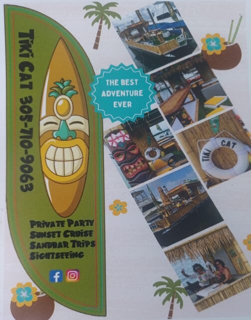 Tiki Cat Boat Tours with Biscayne Boat Charters & Yachts - An Authentic Miami Experience on the Water