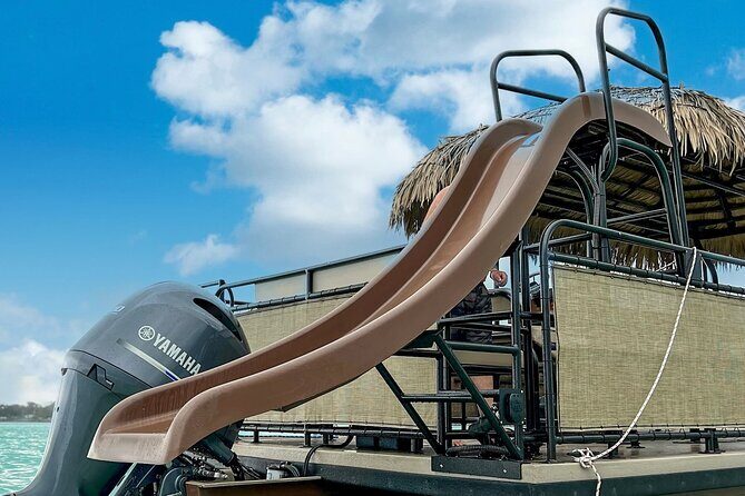 Tiki Party Boat with Slide from Fort Walton Beach - An Authentic Water Adventure with Personal Flair