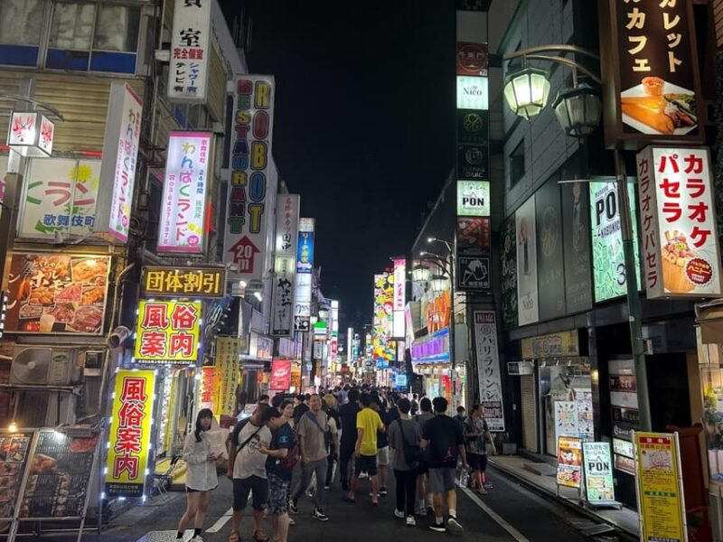 Tokyo: 4 Hours Shibuya - Shinjuku Night Tour - Taking in Kabukichos Nightlife