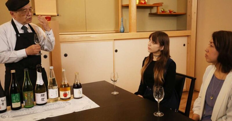 Tokyo: 7 Kinds of Sake Tasting With Japanese Food Pairings - The Japanese and Western Food Pairings