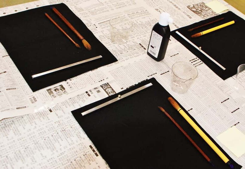 Tokyo: Asakusa Calligraphy Workshop with Instructor - Creating Your Artwork