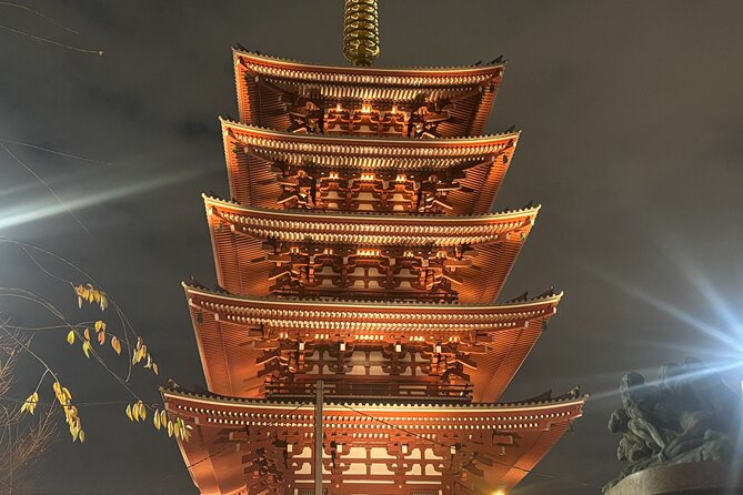 Tokyo Asakusa Sensoji Temple Night Walking Tour - Inclusions and Exclusions
