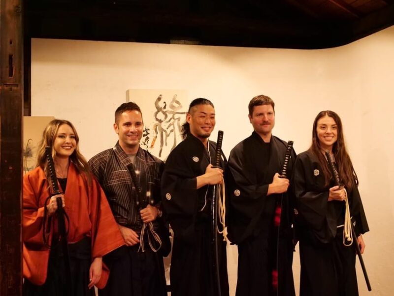 Tokyo : Authentic Samurai Experience in a Private Space. - Kimono Dressing and Sword Handling