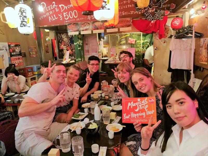 Tokyo: Bar Hopping Tour in Shibuya - Accessibility and Mobility Considerations