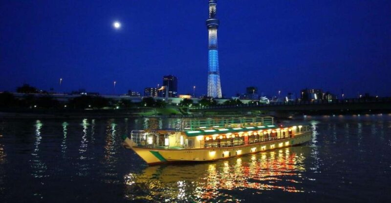 Tokyo Bay: Traditional Japanese Yakatabune Dinner Cruise - Dining Experience