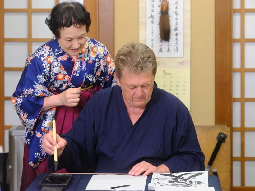 Tokyo: Calligraphy Experience with Kimono or Samue - The Cultural Touchpoints