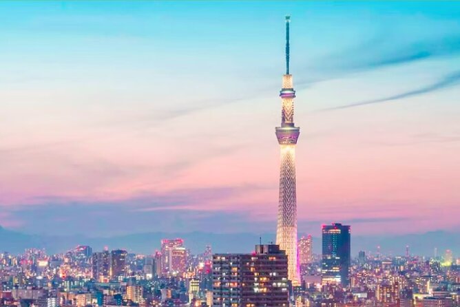 Tokyo City Tour by Private Car & English Guide - Getting to the Tokyo Skytree