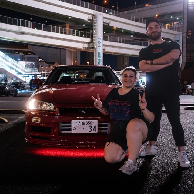 Tokyo: Daikoku Car Meet Night Tour by R34 Skyline - Experience Details