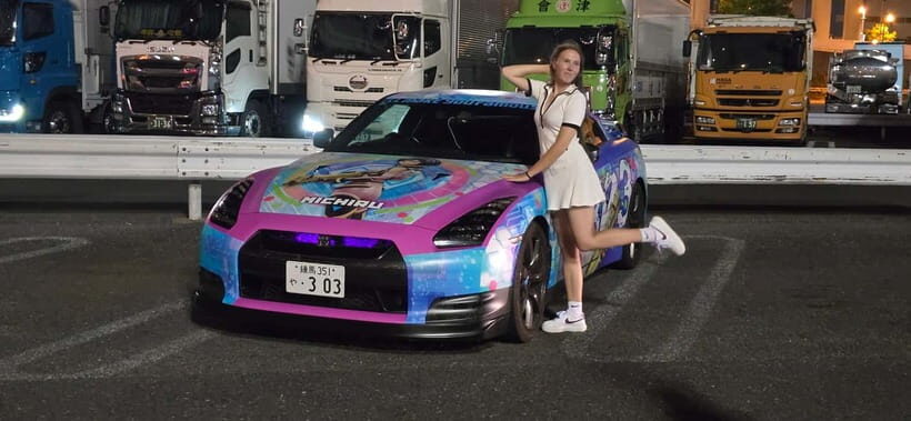 Tokyo: Daikoku JDM Car Meet-up Tour with GT-R35 600hp - The View and Atmosphere