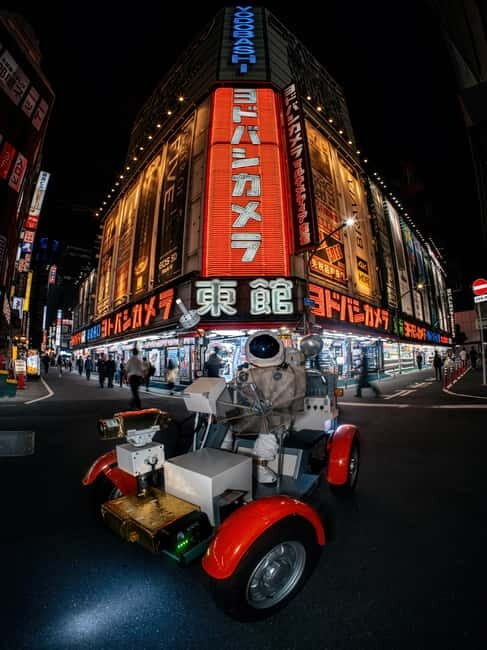 Tokyo EV Go-Kart Adventure Be an Astronaut with TinyMoonCar - An Out-of-This-World Way to See Tokyo