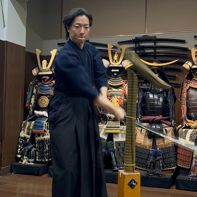 Tokyo: Experience Cutting With a Real Japanese Sword - Viewing Samurai Armor Displays