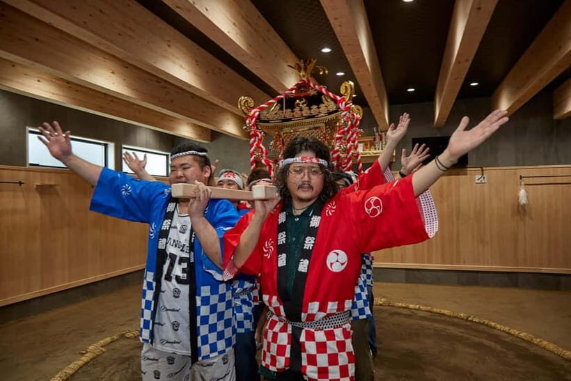 Tokyo Ginza : Sumo and Mikoshi Experience,Open from Sep. - A Close Look at the Experience