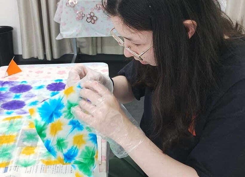 Tokyo: Japanese Washi-Dyeing Expereince with summer KIMONO - The Value of the Experience