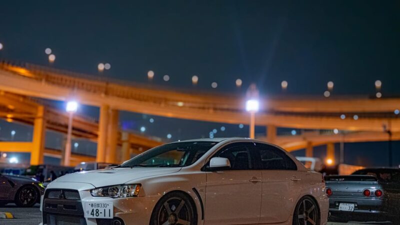 TOKYO: [LANCER EVO] JDM TOUR /DAIKOKU CARMEET ENGLISH GUIDE - Riding With Local Street Racers