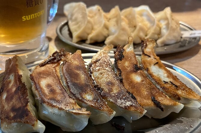 Tokyo Local Food Tour: Noodles, Skewers, Dumplings, Sweets - Food and Drink Offerings