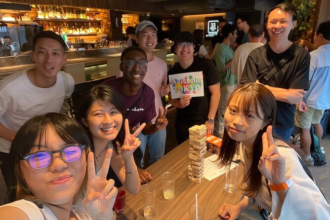 Tok­Yo Locals & Traveller Can Come Alone Party Experience Shibuya - Health and Accessibility Notes