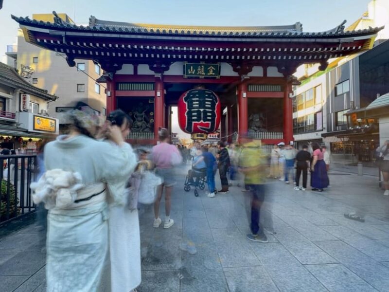 Tokyo: Meiji Shrine, Imperial Palace and Senso-ji Bus Tour - Asakusa: Senso-ji Temple and Nakamise Street
