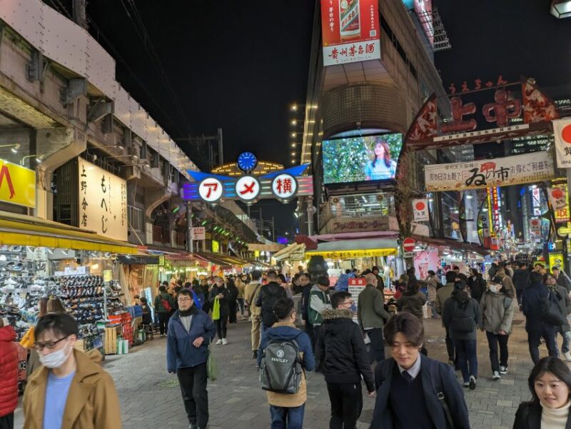 Tokyo: Night Tour! Lets Eat up in Uenos Ameyoko Market - Booking and Cancellation Policies