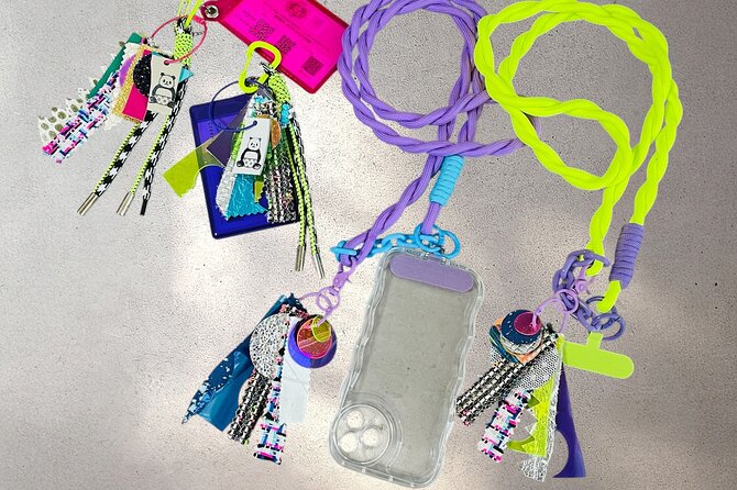 Tokyo Original Keychain and Card Holder or Phone Strap Workshop - Key Points