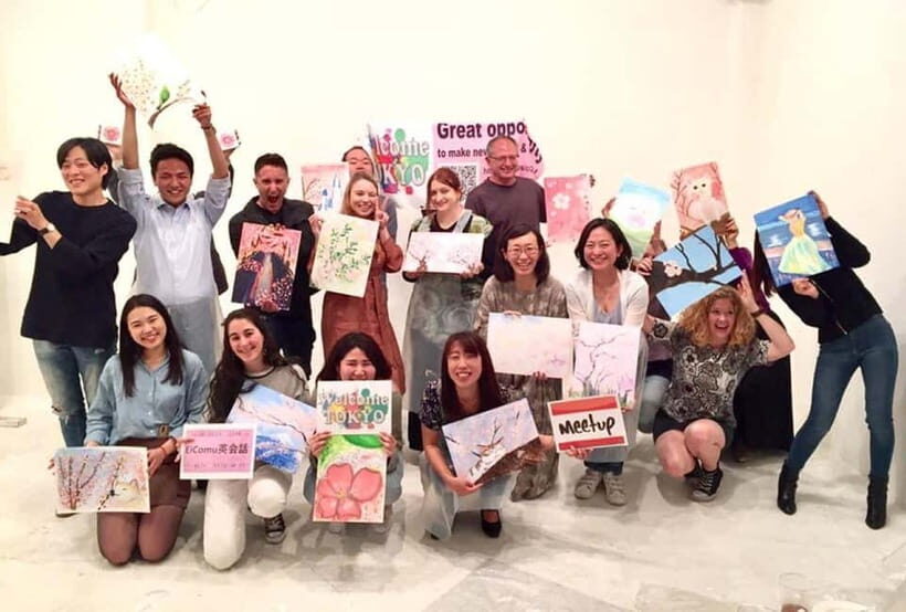 Tokyo: Paint and Wine "Japan scenery and Seasons" - Who Will Love This Experience?