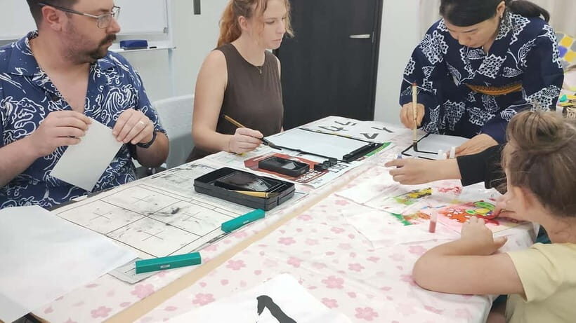 Tokyo Private Family Workshop -Calligraphy, Origami & Yukata - Key Points