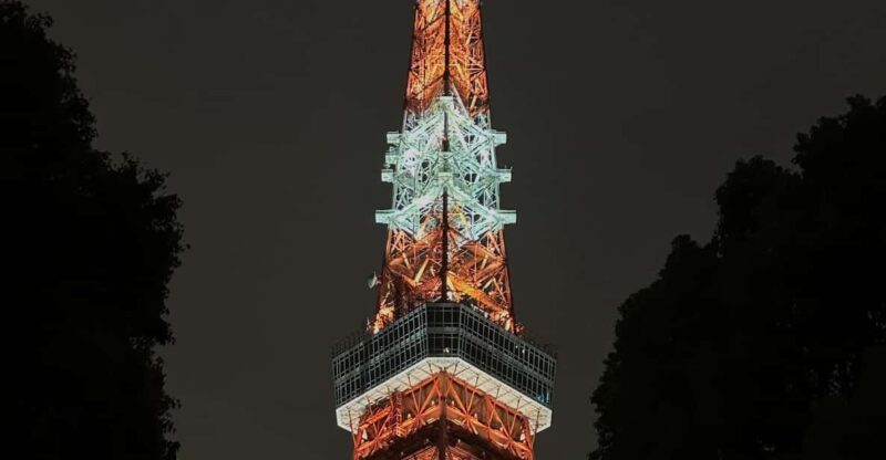 Tokyo: Private Tokyo Tower and Night Food Tour 6pm - Itinerary Highlights