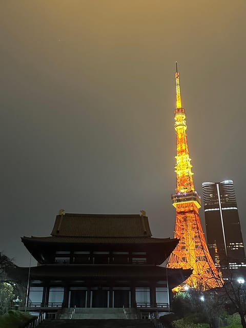 Tokyo: Private Tokyo Tower and Night Food Tour 6pm - Sake Tasting