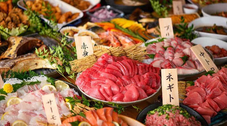 Tokyo Seafood Buffet Restaurant-Iroha, Meal & Tuna Filleting - Tuna Filleting Show