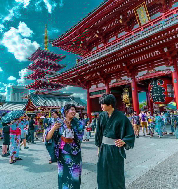 Tokyo: Sensoji Temple Tour With Kimono Rental - Itinerary Details