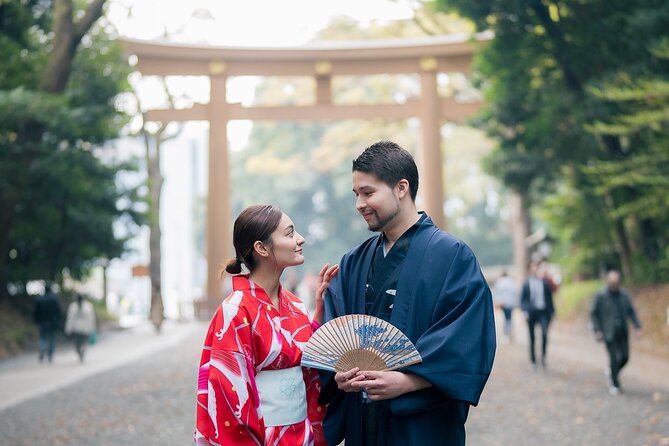 Tokyo, Shibuya: Meiji Shrine Tour in KIMONO / English-friendly - Meeting and End Point