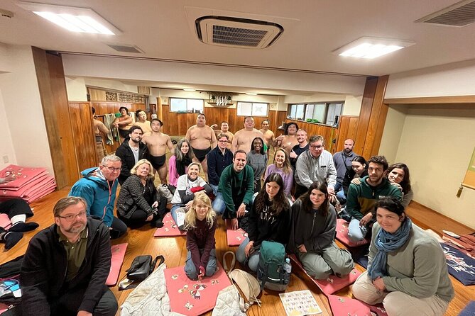 Tokyo Sumo Morning Practice & Exclusive Behind-the-Scenes Access - Interacting With Sumo Wrestlers