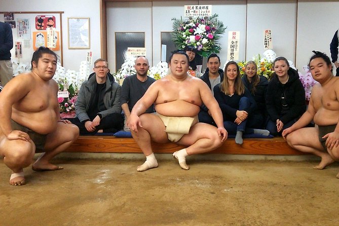 Tokyo Sumo Morning Practice in Ryogoku + Photo Shoot W/ Wrestlers - Unique Aspects of Observing Sumo Wrestling Practice