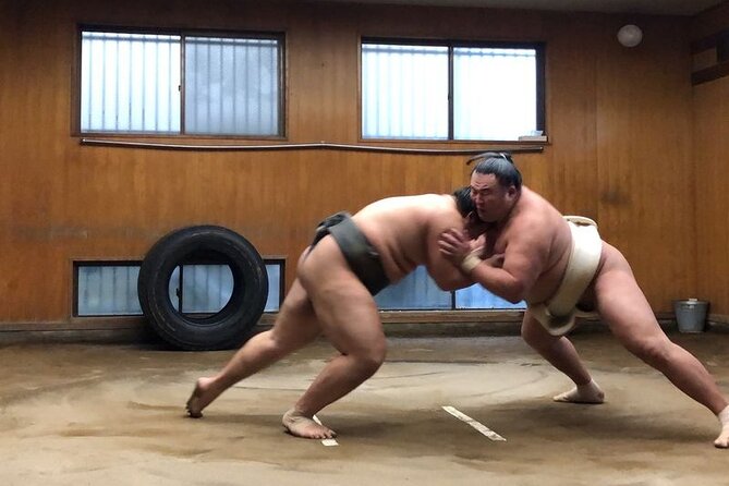 Tokyo Sumo Morning Practice Tour W/ Ring-Side Seat + Photo Shoot - Witnessing the Morning Practice