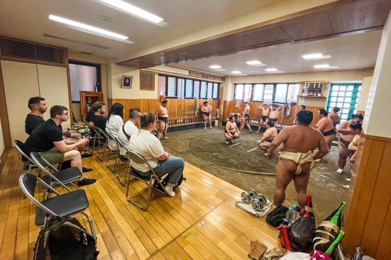 Tokyo: Sumo Practice Tour With Ring-Side Seat and Photoshoot - Key Points
