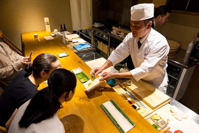 Tokyo Sushi Tasting & Cultural Discovery w/ Chef Interaction - Key Points