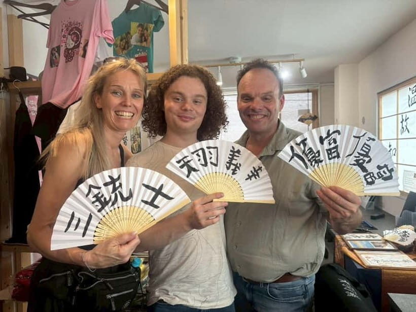 Tokyo:Calligraphy &Make your original folding fan in Asakusa - The Sum Up