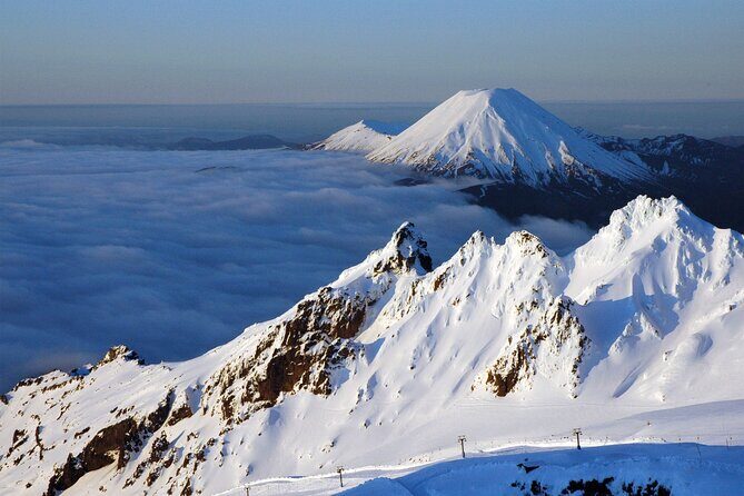 Tongariro Snow Mountain Ruapehu Whakapapa Day Tour from Auckland - Key Points