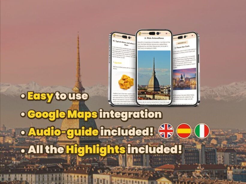 Torino: Digital Guide made by a Local for your walking tour - Key Points