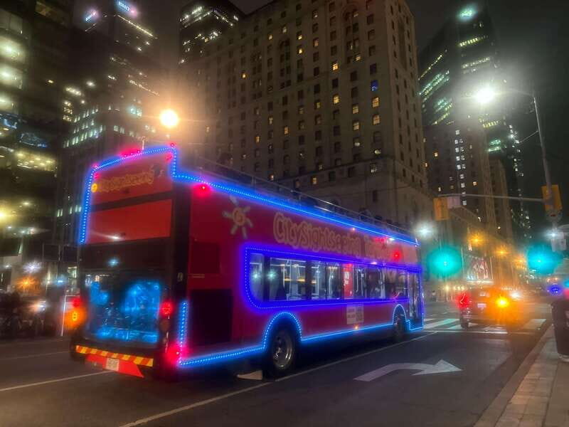 Toronto: Night Sightseeing Tour on a Double-Decker Bus - The Sum Up