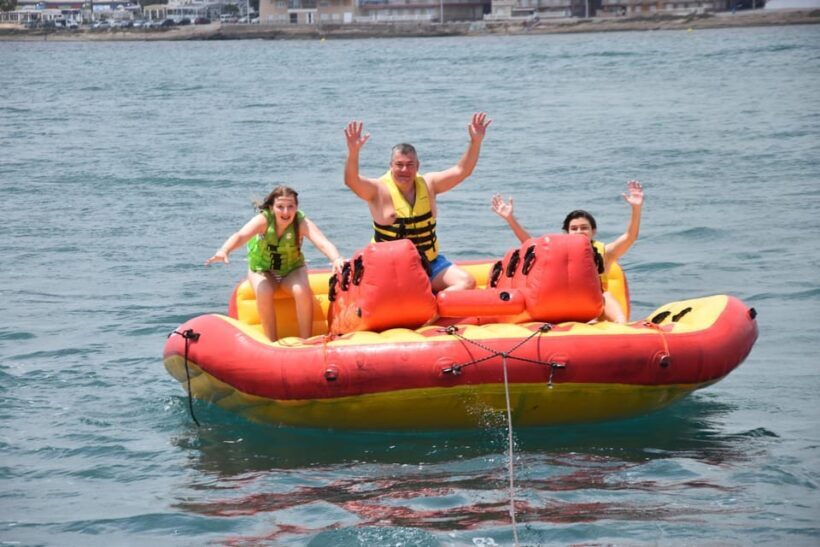 Torrevieja: Speedboat-Powered Inflatable Crazy Sofa Ride - The Sum Up